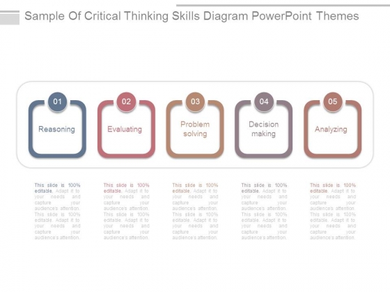 Sample Of Critical Thinking Skills Diagram Powerpoint Themes ... Sample Of Critical Thinking Skills Diagram Powerpoint Themes ...
