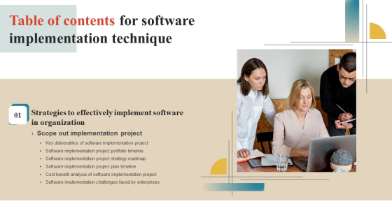 Software Implementation Technique Table Of Contents Graphics PDF ... Software Implementation Technique Table Of Contents Graphics PDF ...