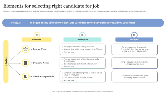 Strategic Approaches To Efficient Candidate Selection Elements For ... Strategic Approaches To Efficient Candidate Selection Elements For ...