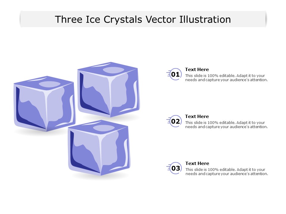 Ice Crystals Vector