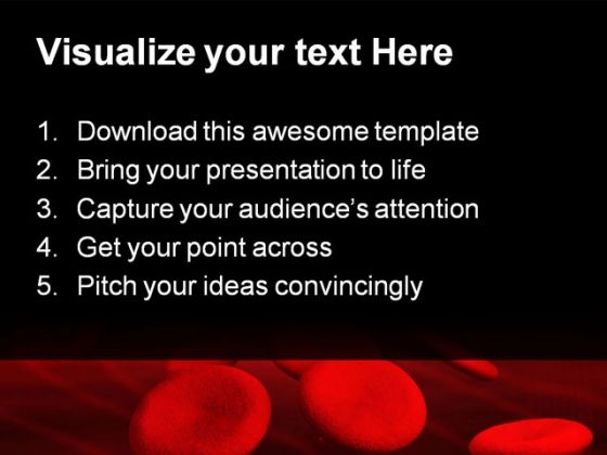 Red Blood Cells Powerpoint Template